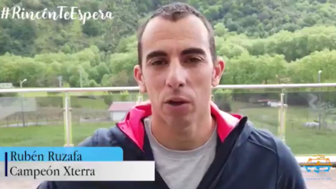 El campeón del mundo de triatlón Rubén Ruzafa también promociona Rincón ...